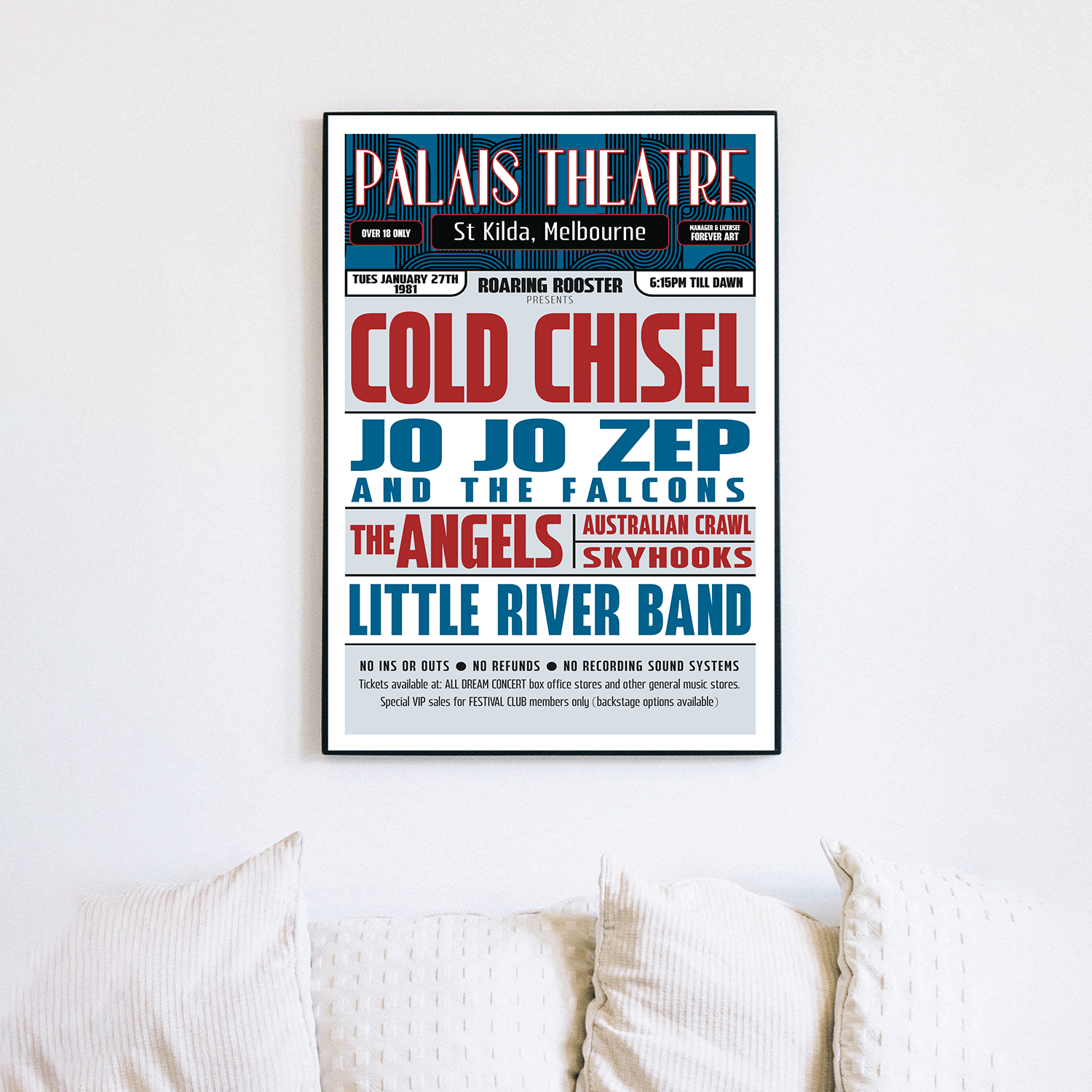 Dream Concert Poster Retro - Forever Art | Giftware